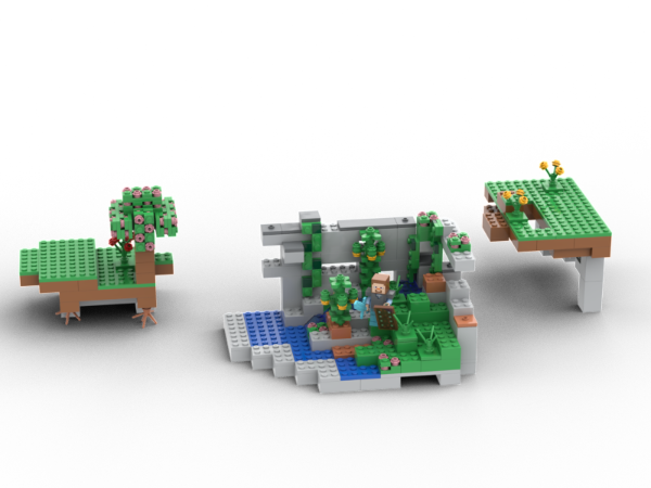LEGO MOC the lush cave by DarkFire_SD | Rebrickable - Build with LEGO