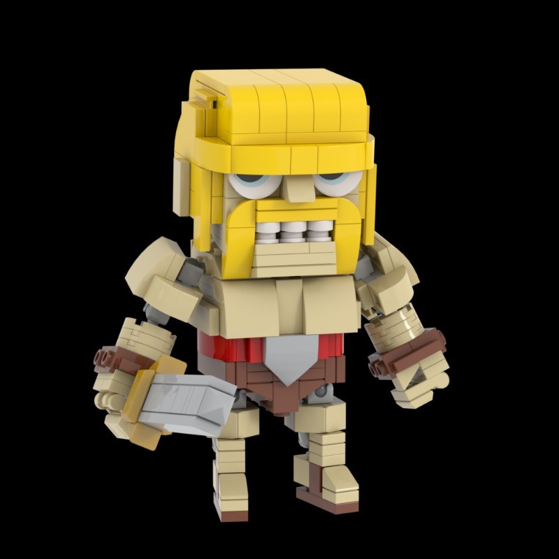 LEGO MOC BARBARIAN OF COC by choi_dambaek | Rebrickable - Build with LEGO