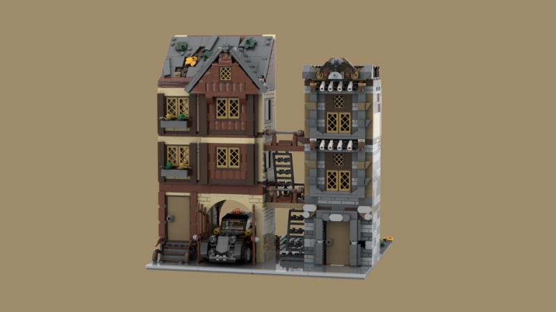 LEGO MOC Old Apartment Modular Building by lego_modular_building ...