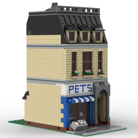 LEGO MOC-145006 Free Modular & Modernized Pet Shop by Hannas.Beverly ...