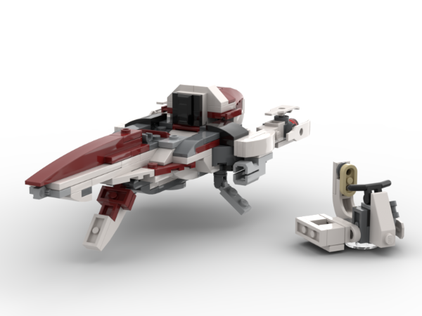 LEGO MOC Kelleran Beq fighter and speeder bike by Zdunku75 | Rebrickable - Build with LEGO