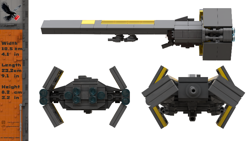 LEGO MOC Super Destroyer (Helldivers 2) by NightHawk11991 | Rebrickable ...