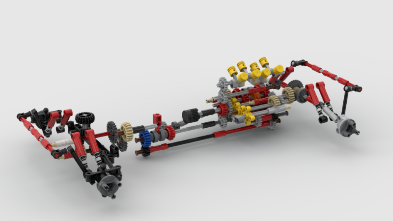 LEGO MOC Supercar Chassis by Gavabino | Rebrickable - Build with LEGO