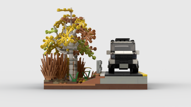 LEGO MOC Post-apocalyptic apocalypse - Forest Highway Scene (for ...