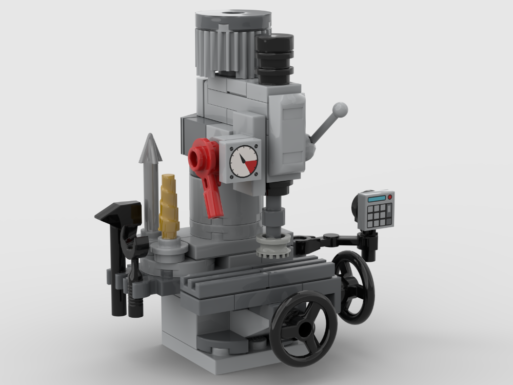 LEGO MOC Lathe and Mill by clippy923 | Rebrickable - Build with LEGO