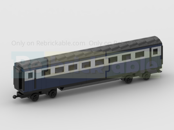 LEGO MOC 4-Wide Intercity 125 HST Set - Two Class 43 Power Cars & Two ...