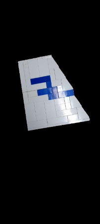 LEGO MOC Finnair Plane Tail by VoidLego | Rebrickable - Build with LEGO