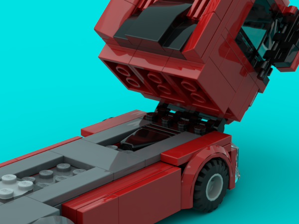 LEGO MOC-217336 Red Mercedes-Benz Actros (Lego City Version) by ...