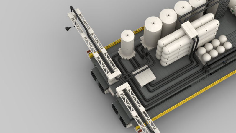 LEGO MOC Mobile Refinery by Futurism_Lego | Rebrickable - Build with LEGO