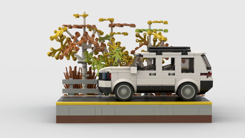 LEGO MOC Post-apocalyptic apocalypse - Forest Highway Scene (for ...