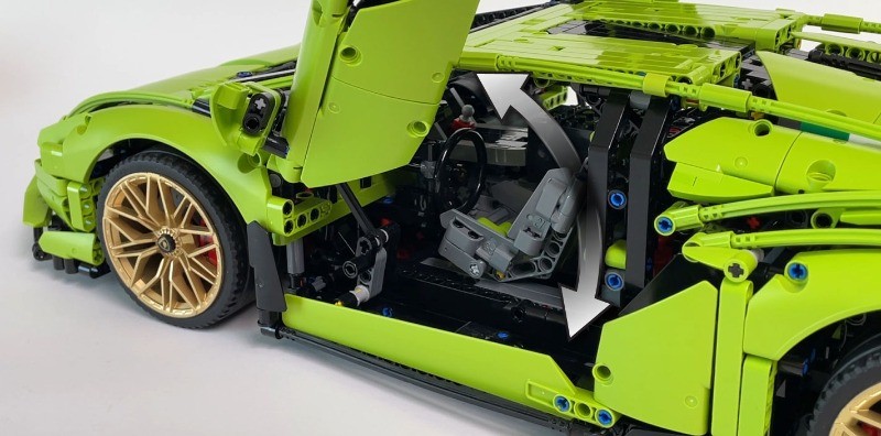 LEGO MOC 42115 Lamborghini Sián FKP 37 RC MOD for BuWizz Mortors by otrans | Rebrickable - Build ...