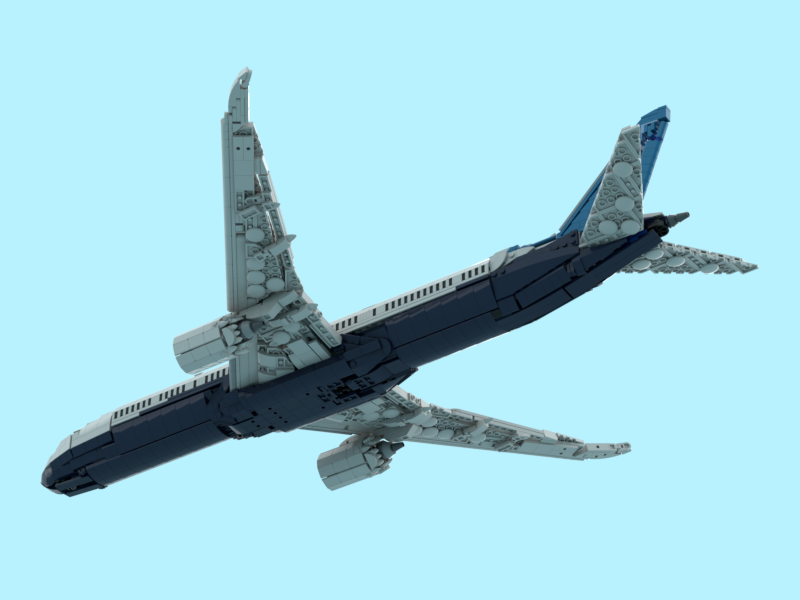 LEGO MOC-247147 Boeing 787-9 Dreamliner Factory livery by ryangc ...