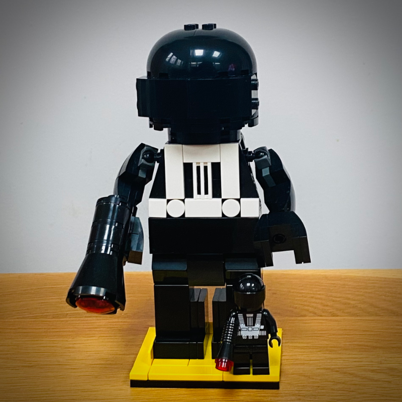 LEGO MOC Blacktron Reimagined: Upscaled Medium-Sized Figure (Brick ...