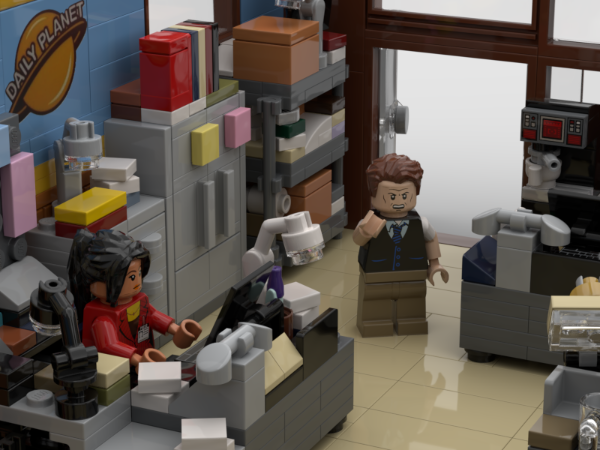 LEGO MOC Daily Planet Bullpen by Dynaguy | Rebrickable - Build with LEGO