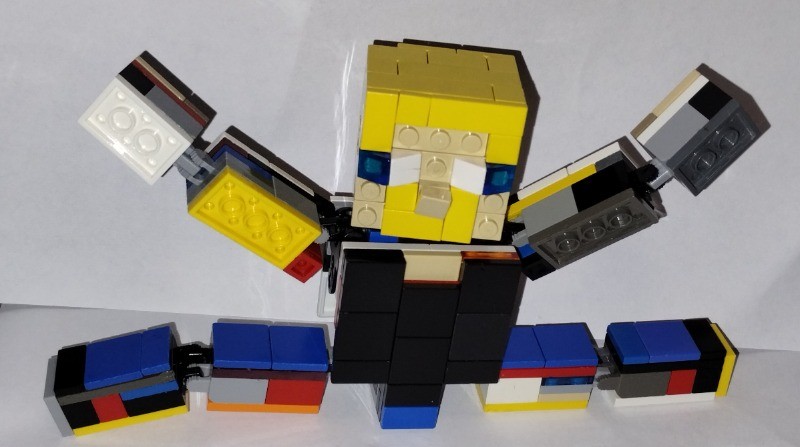 LEGO MOC Posable Minecraft Figure: Diamond Armor by Space_Steave ...