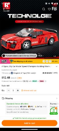 LEGO MOC Speed Champions Audi R8 by armageddon1030 | Rebrickable ...