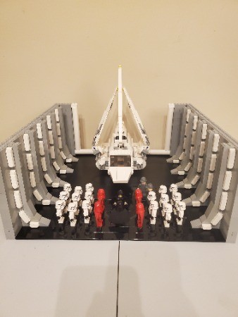 LEGO MOC Return of the Jedi Diorama: The Emperor Arrives - Shuttle Bay ...
