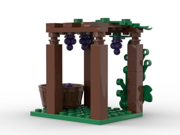 LEGO MOC grape trellis by JIAN CZ | Rebrickable - Build with LEGO