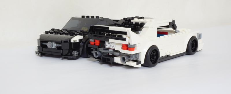 LEGO MOC 76922 Mercedes 190E & SLS AMG by KMPMOCS | Rebrickable - Build ...