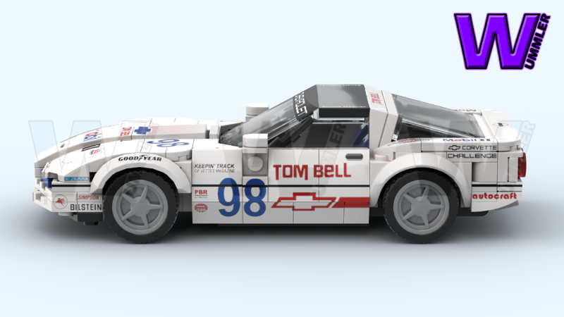 LEGO MOC Corvette C4 - Corvette Challenge by Wummler | Rebrickable ...