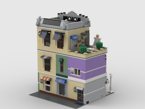 LEGO MOC LP shop & Live streaming studio, Lego 10278 Alternate build by ...