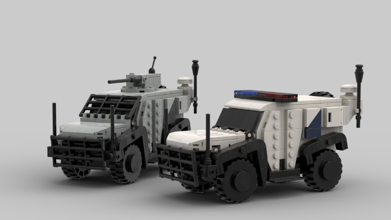 LEGO MOC Futuristic Police JLTV by Futurism_Lego | Rebrickable - Build ...
