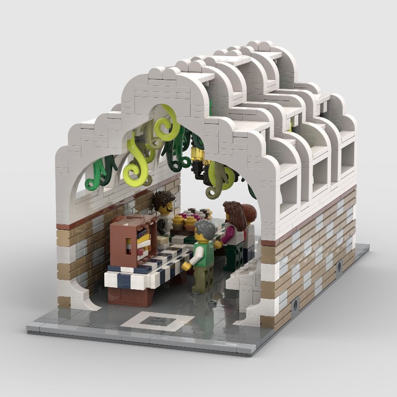 LEGO MOC-231809 Pergola Arcade - Modular Building - 16x32 by malibu ...