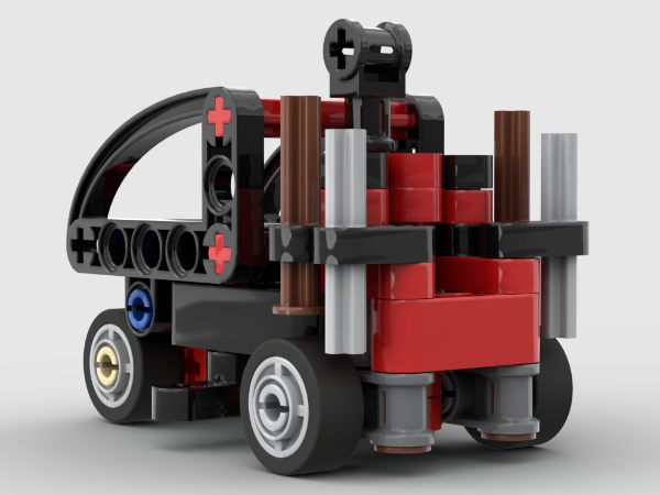 LEGO MOC Cargo Truck with Steering by Raptor9889 | Rebrickable - Build ...