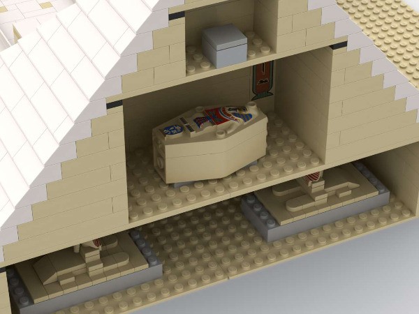 LEGO MOC-196677 Pharaoh Pyramid by Adelego | Rebrickable - Build with LEGO