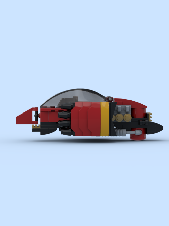 LEGO MOC Kai's Hover Racecar by tingdrason | Rebrickable - Build with LEGO
