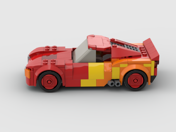 LEGO MOC Lightning McQueen by PriXard | Rebrickable - Build with LEGO