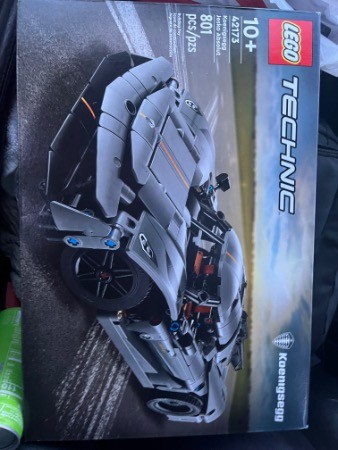 LEGO Set 42173-1 Koenigsegg Jesko Absolut Grey Hypercar (2024 Technic ...