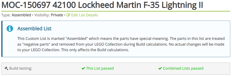 Rebrickable Help Guide: Assembled Lists | Rebrickable - Build with LEGO