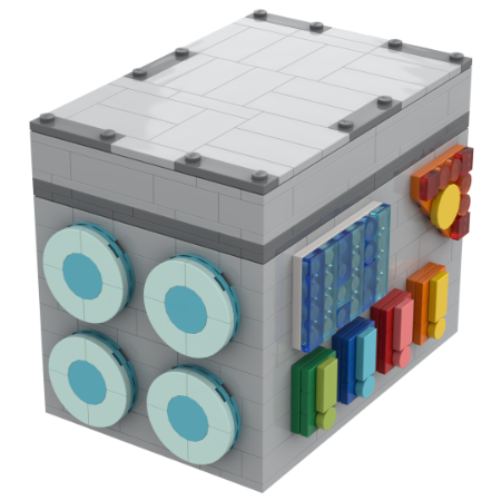 LEGO MOC-179109 Large Deckbox and Tokens for SWU TCG by MossyMocBricks ...