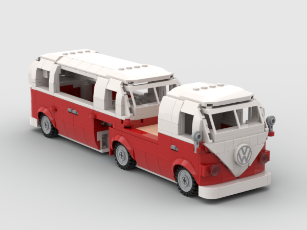 LEGO MOC Volkswagen bus trailer by PriXard | Rebrickable - Build with LEGO