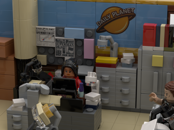 LEGO MOC Daily Planet Bullpen by Dynaguy | Rebrickable - Build with LEGO