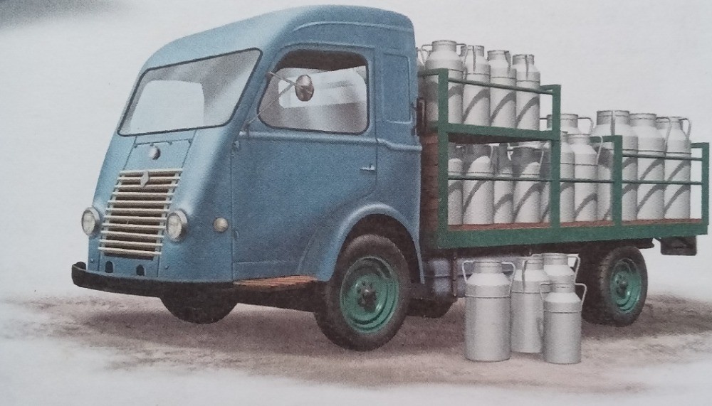 LEGO MOC-235799 Milk truck 1940-70 by DN12543 | Rebrickable - Build ...