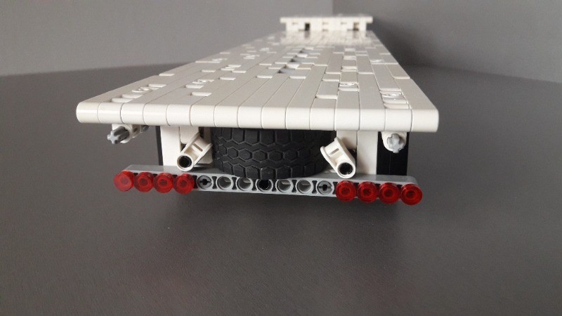 LEGO MOC Step deck semi trailer by Bortnick | Rebrickable - Build with LEGO