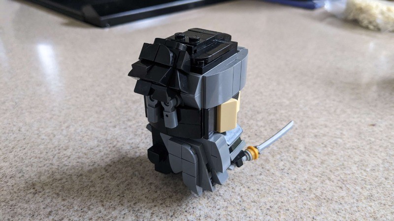 LEGO MOC Ghost of Tsushima LEGO Brickheadz MOC ~ Jin Sakai (The Ghost ...