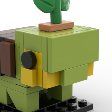 LEGO MOC-169689 Turtwig Pokemon Brickheadz by Tobiasz250 | Rebrickable ...
