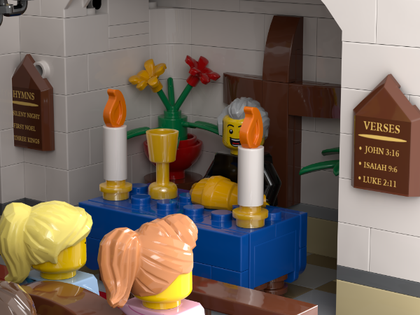 LEGO MOC-147549 Winter Village Old Stone Church by BigBobsBricks ...