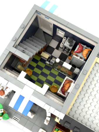 LEGO MOC-171382 UNFINISHED Green Grocer New Facade by Jhobbs ...