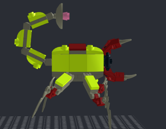 LEGO MOC Xeno Insect - Gunner Bug by Luke_Z31 | Rebrickable - Build ...