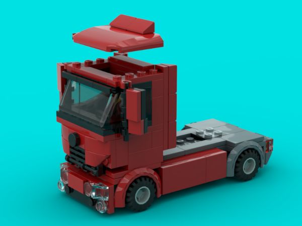 LEGO MOC-217336 Red Mercedes-Benz Actros (Lego City Version) by ...