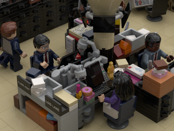 LEGO MOC Daily Planet Bullpen by Dynaguy | Rebrickable - Build with LEGO