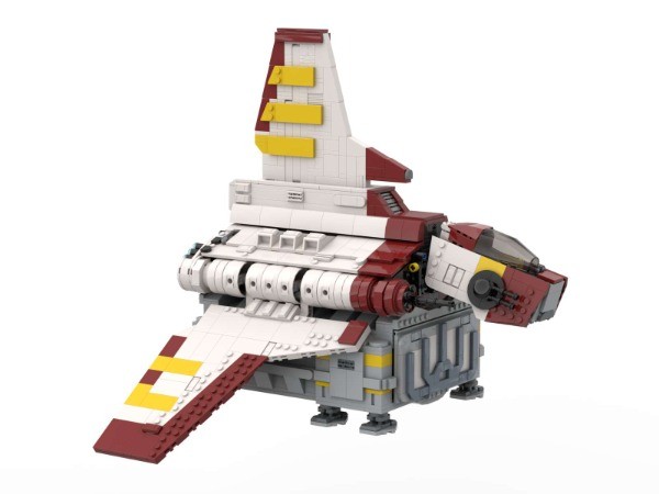 LEGO MOC RHO-class transport shuttle by LeslieLee | Rebrickable - Build ...