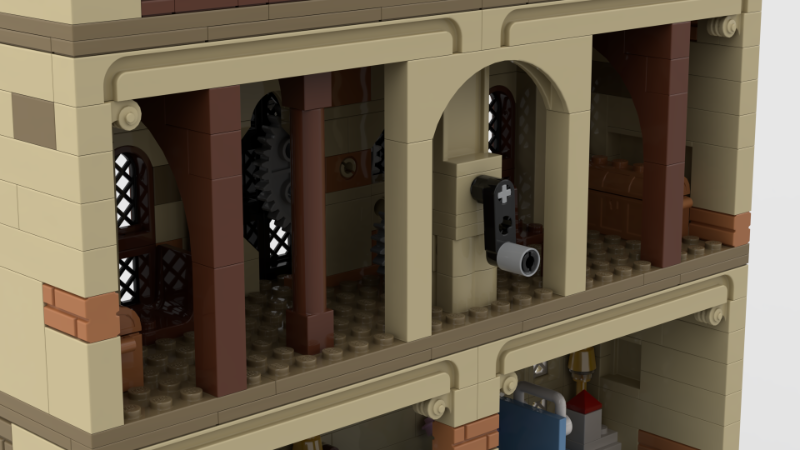 LEGO MOC Clock tower by Polokot | Rebrickable - Build with LEGO