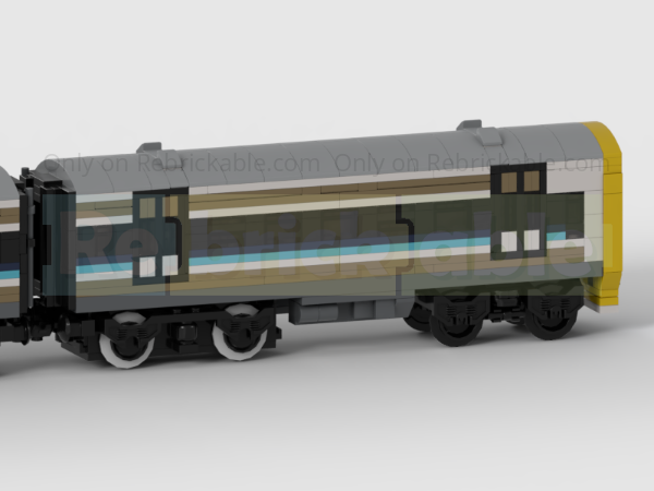 LEGO MOC Class 158 Two Carriage DMU Train In Regional Railways Livery ...