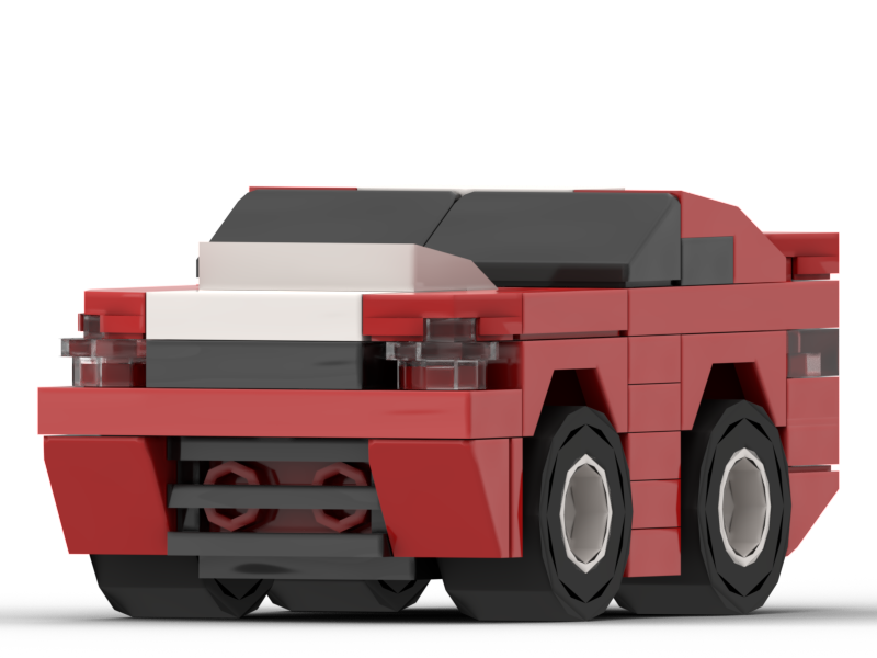 LEGO MOC-242666 Tooned Ford Mustang by siema_987 | Rebrickable - Build ...