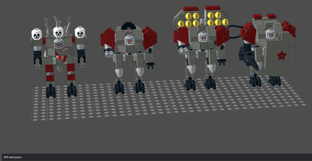 LEGO MOC-212075 Helldivers 2 Automaton Berserker and Devastators by ...